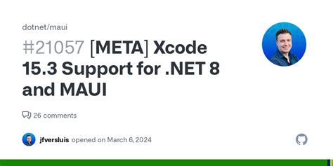 Meta Xcode 153 Support For Net 8 And Maui · Issue 21057 · Dotnet