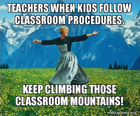 Classroom Procedures Memes