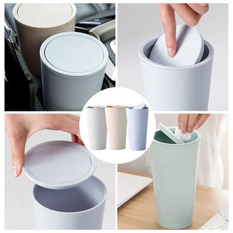 Badu Bg Нова кола за боклук с капак Кофа за боклук за кола Домашна стая Кошче за боклук Калъф за
