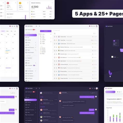 materio admin dashboard ui kit ui kit dashboard ui figma
