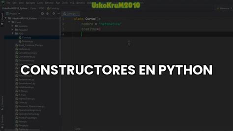 Constructores En Python