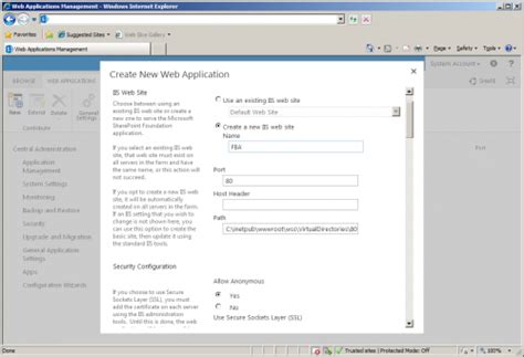 My Sharepoint Experience Fba Form Based Authentication In Sharepoint