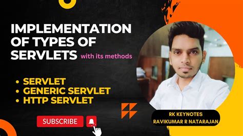 04 from scratch types of servlets in java implementation with