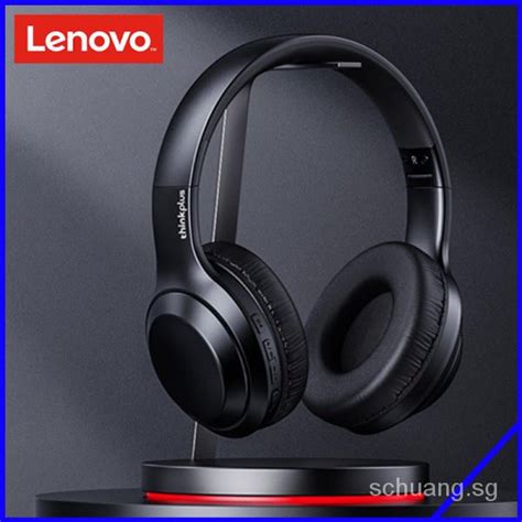 Lenovo Thinkplus TH Wireless Bluetooth Headset Support Mm AUX Audio Loudspeakers Bass HiFi