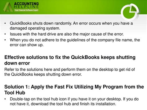 PPT Simple Steps To Resolve QuickBooks Desktop Keeps Crashing Error PowerPoint Presentation