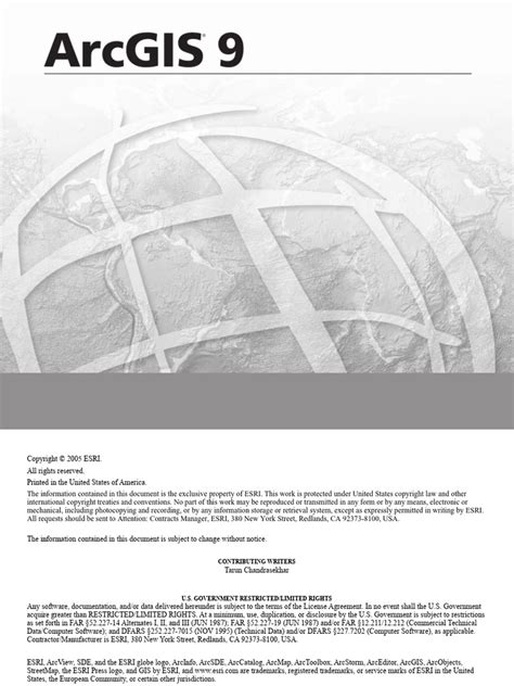 arcgis network analyst tutorial pdf arc gis esri