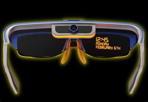Augmented Reality Glasses Hud Panel Lone Design