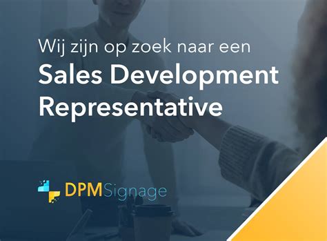 Sales Development Representative Dpm Signage Narrowcasting And Digital Signage