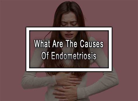 4 Causes Of Endometriosis