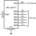 B PIC16F877 Microcontroller Pins Assign Download Scientific Diagram