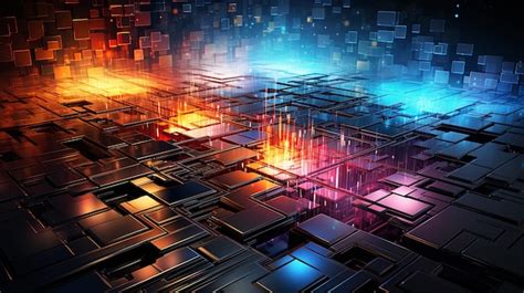 Premium Ai Image Digital Abstraction Pixels In The Form Of 3d Objects