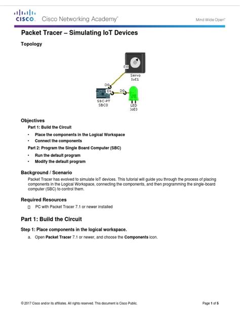 2 2 1 4 packet tracer simulating iot devices pdf icon computing