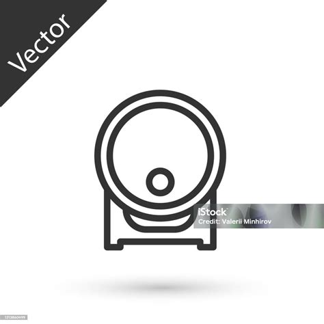 흰색 배경에 격리 된 스톱콕 아이콘랙에 회색 라인 나무 배럴 벡터 도가니에 대한 스톡 벡터 아트 및 기타 이미지 도가니 벡터 와인 Istock