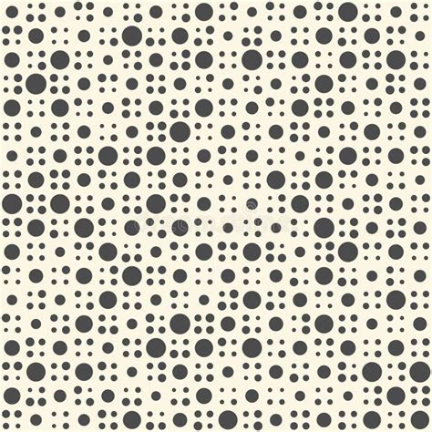 Seamless Zig Zag Pattern Abstract Monochrome Dots Background Stock Vector Illustration Of