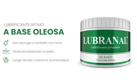 Lubrificante Anale A Base Oleosa Lubranal Crema 150ml Intimateline