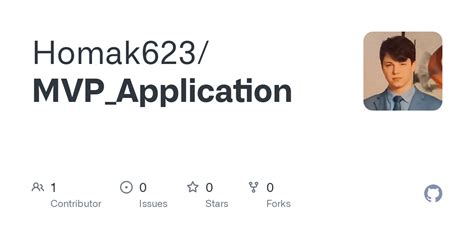 GitHub Homak MVP Application