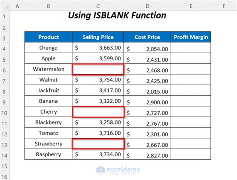 How To Ignore Blank Cells In Range In Excel Ways ExcelDemy