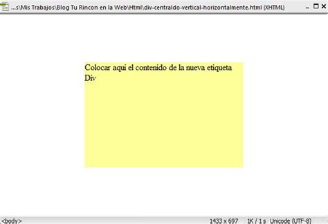 Centrar Un Elemento Div Horizontal Y Verticalmente Con Css Y Dreamweaver Tutorial Monsters