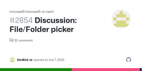 Discussion File Folder Picker Issue Microsoft Microsoft Ui Xaml GitHub