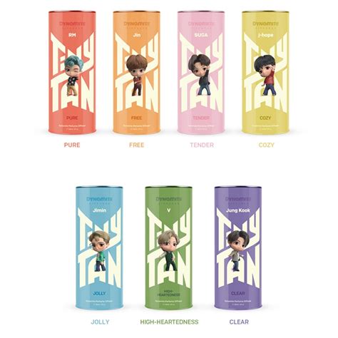 Tinytan Bts Visla Bts Tinytan Dynamite Genuine Diffuser 7 Typesfresh Air Freshenerkorea