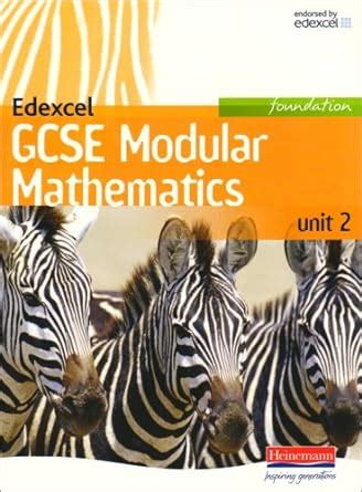 Edexcel GCSE Modular Mathematics Foundation Unit Buy Online At Best Price In KSA Souq Is