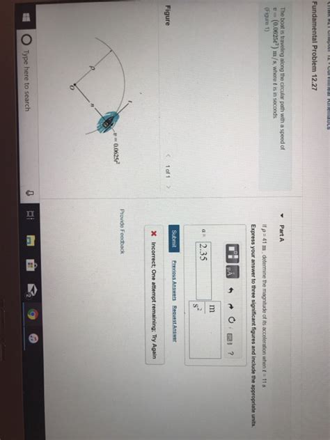 Solved Fundamental Problem 12 27 The Boat Is Traveling Along