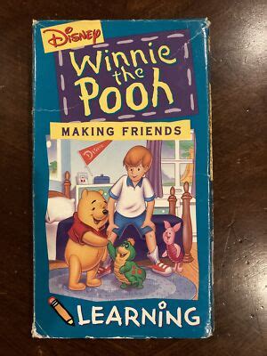 Winnie The Pooh Pooh Learning Making Friends Vhs 1994