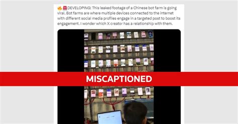 Fact Check Video Does Not Show A Bot Farm In China Reuters