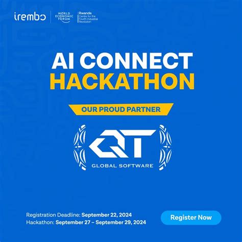 Irembo On Linkedin Were Proud To Have Qt Global Software As A Partner For The Ai Hackathon…