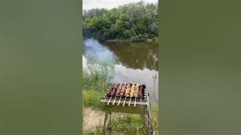 Эстетика шашлыка на природе 😍 #шашлык #природа #мангал #мангалскладной ...