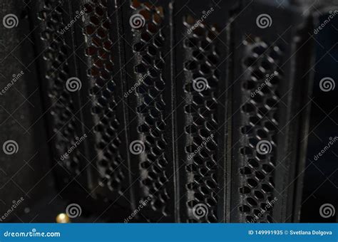 Pc Case Ventilation Grille Stock Image 55710037