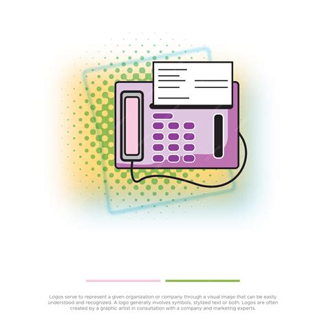 팩스 격리 아이콘 프리미엄 벡터