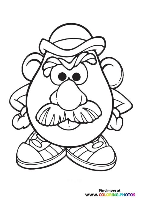 Toy Story Mrs Potato Head Coloring Pages Coloring Pages