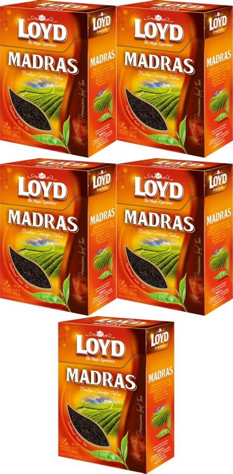 Herbata Czarna Liściasta Loyd Madras 100g X5 5900396000712 • Cena Opinie • Herbata Czarna