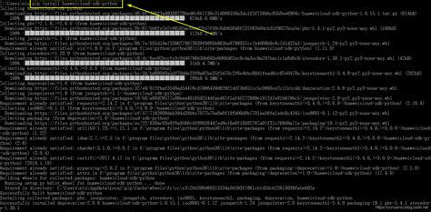 Py之huaweicloud Sdk Python：huaweicloud Sdk Python的简介、安装、使用方法之详细攻略华为云