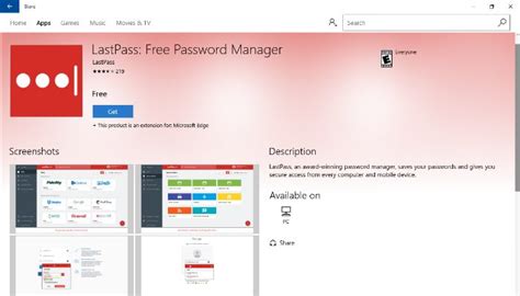 Lastpass Extension Edge