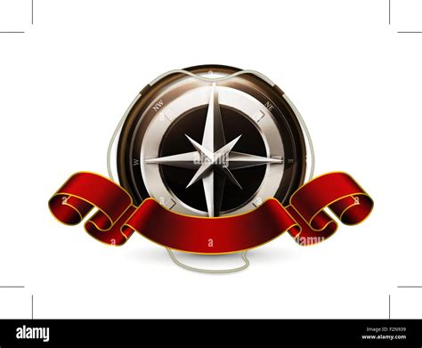 Compass Emblem Vector Stock Vector Image And Art Alamy