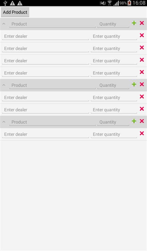 List Need A Structure To Maintain Data In Android Stack Overflow