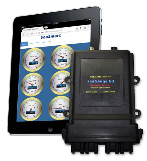 Seagauge G3™ 28 Function Sensor Interface Unit With Wifi Can Bus Digitalmarinegauges