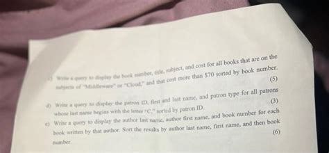 Solved Use The ERD Of To Answer The Following Questions A Chegg