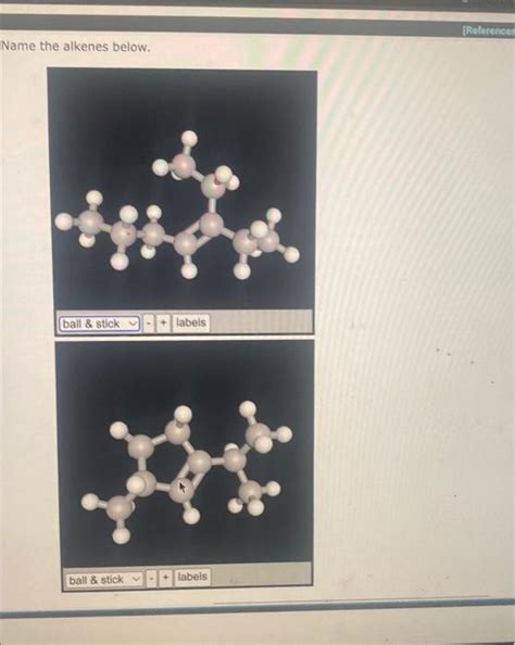 Solved Name the alkenes below. | Chegg.com