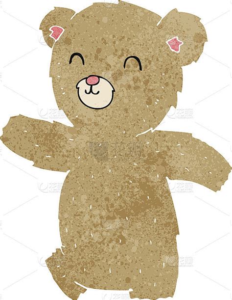 可爱的卡通泰迪熊