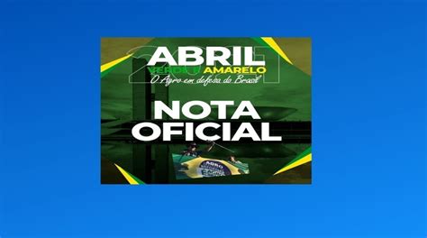 Movimento Brasil Verde E Amarelo Convoca Ato Em Apoio Ao Governo
