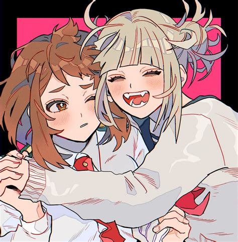 Uraraka Ochako And Toga Himiko Boku No Hero Academia Drawn By Yumei Jigoku Danbooru