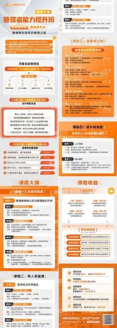 课程培训长图 源文件下载【酷图网】海报 长图 课程 培训 商务 大纲 花瓣网