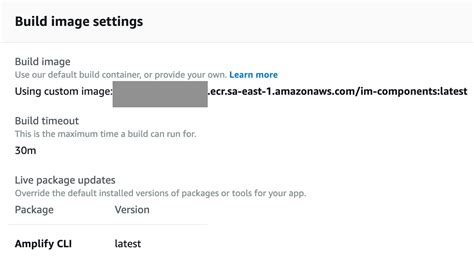Build Fails Without Any Information When Use My Own Image On Amazon Ecr · Issue 100 · Aws