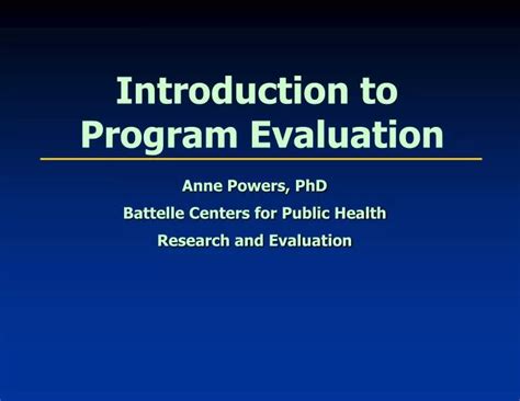 PPT - Comprehensive Guide to Program Evaluation: CDC Framework PowerPoint Presentation - ID:1188118