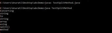 Comment Convertir Une ChaÎne En Tableau De ChaÎnes En Java Tutoriel Java