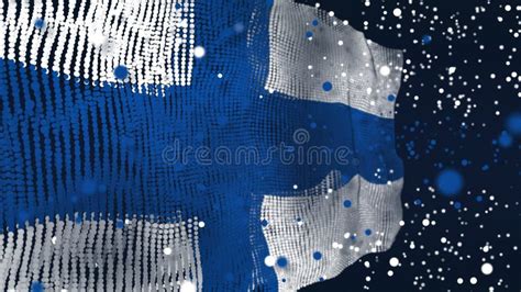 finnish flag particle animation stock video video of motion unusual