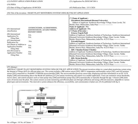 Aarya Patil On Linkedin Iot Innovation Plantcare Blynk Sustainableliving Symbiosistech…